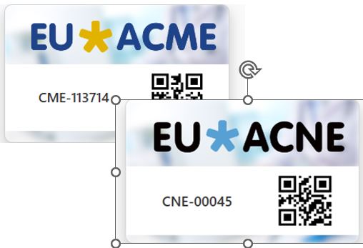 EU-ACME/CNE Digital Membership Card - EU-ACME/CNE