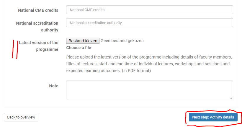 How to add a new event, e.g. congress, conference, workshop, online ...