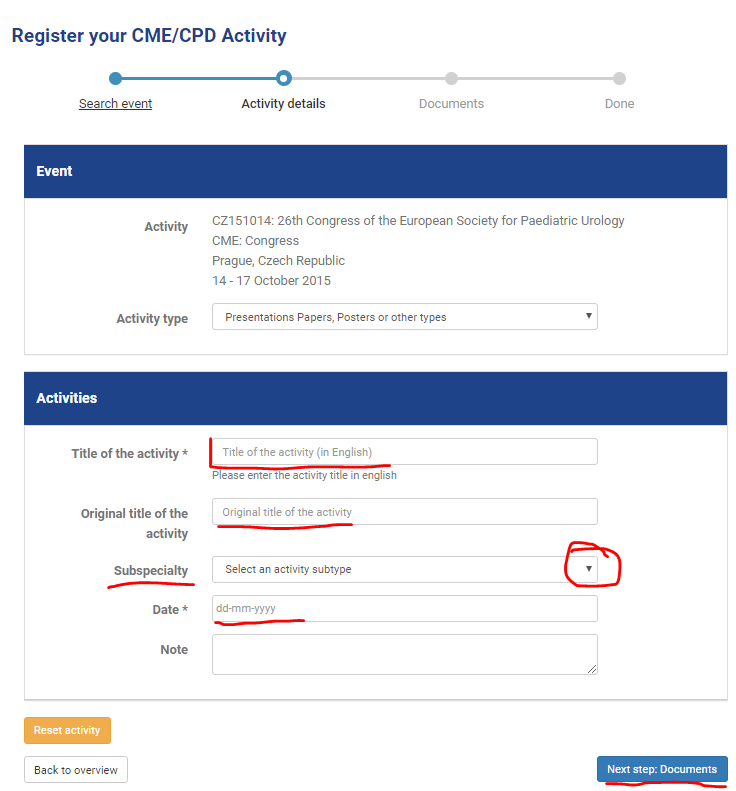 How to register my presentations, presentations: papers, posters or ...